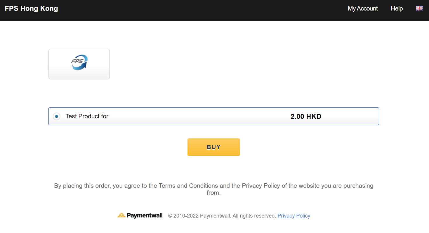Payment Method - Faster Payment System