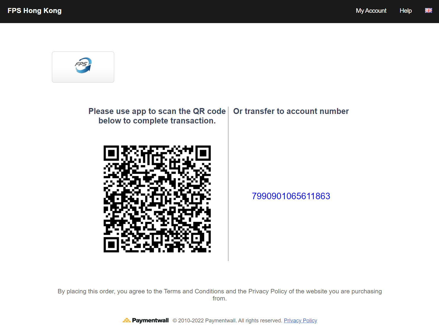 Payment Method - Faster Payment System