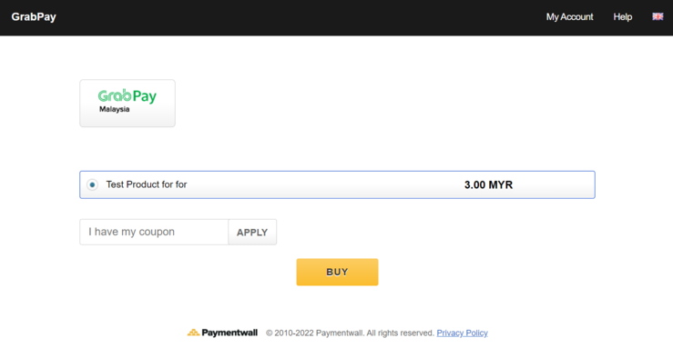 Payment Method - GrabPay Malaysia